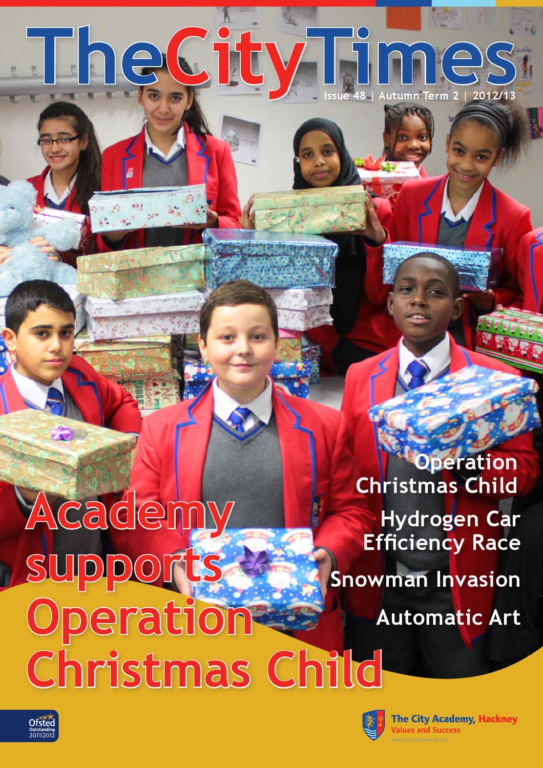 The City Times Autumn 2 2012 by The City Academy, Hackney - Issuu