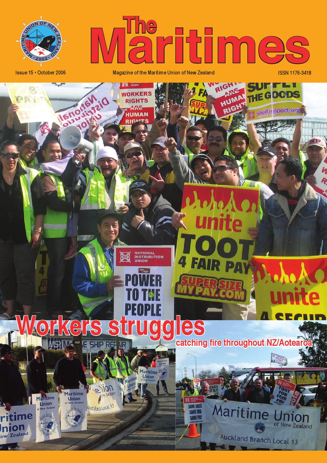 Maritimes October 2006 by Maritime Union of New Zealand - Issuu