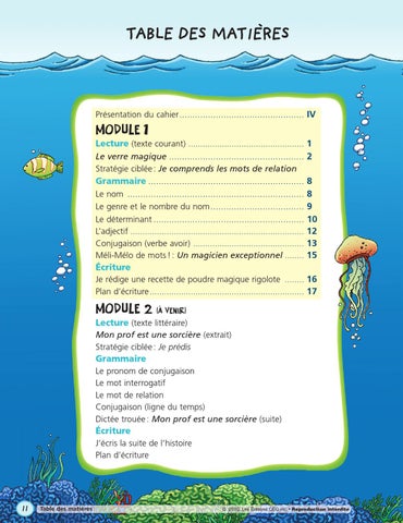 Vingt mille mots sous les mers 2e cycle_Cahier C by Les Éditions CEC ...
