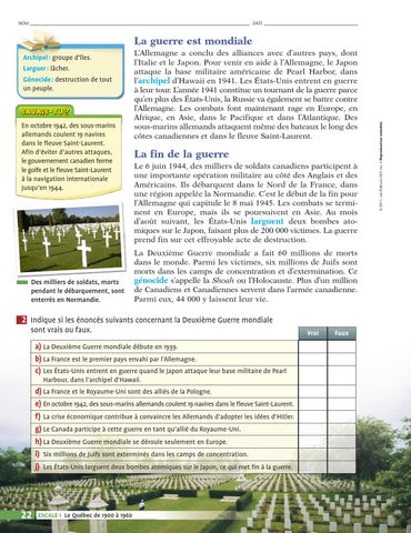 Au fil des temps_6e année by Les Éditions CEC - Issuu