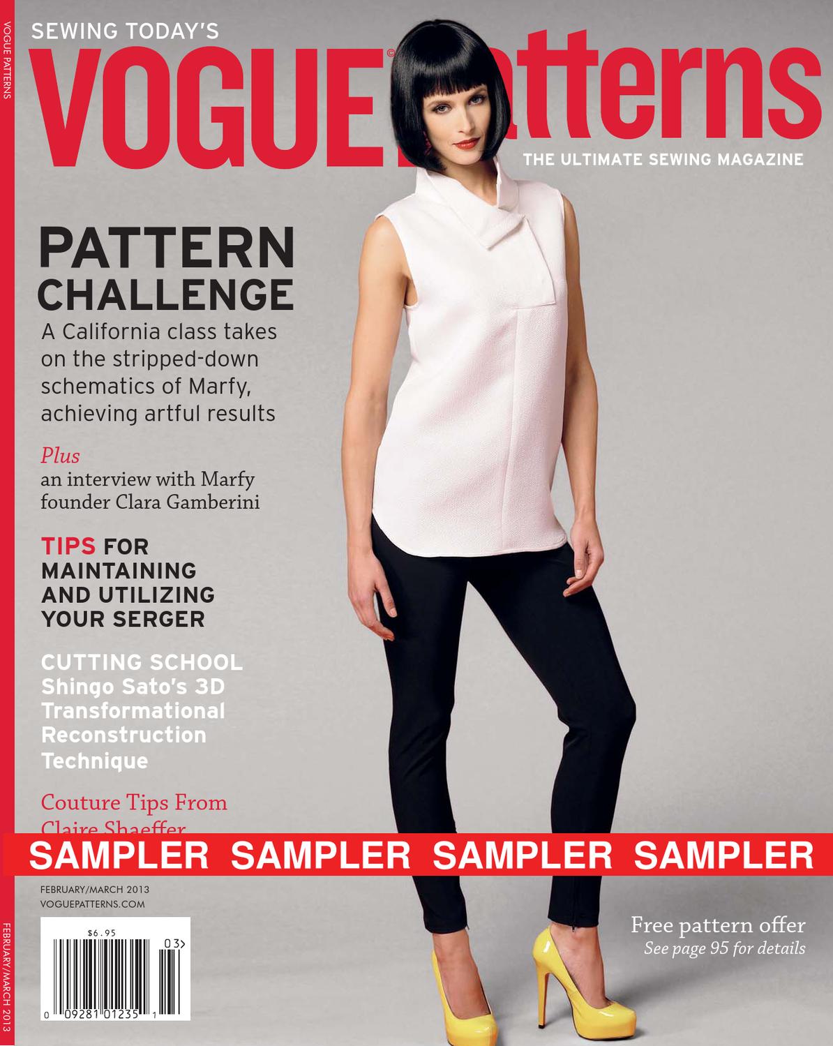 Vogue Patterns Magazine February/March 2013 by Design Group - Issuu