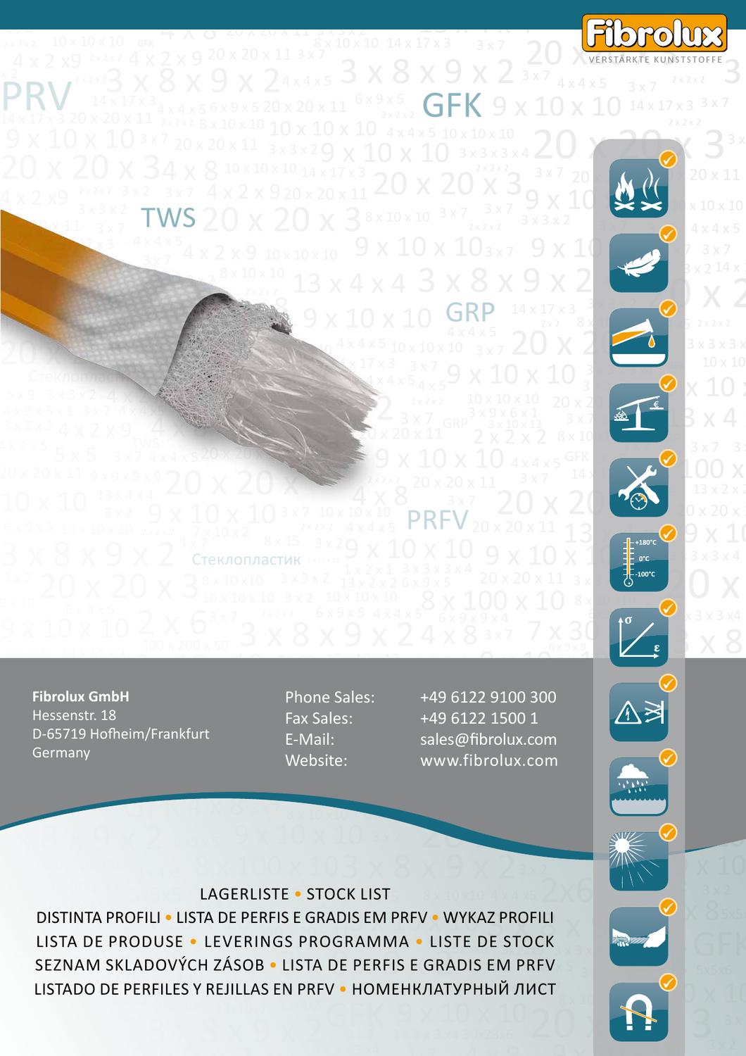 Fibrolux · Stock List by Fibrolux GmbH - Issuu