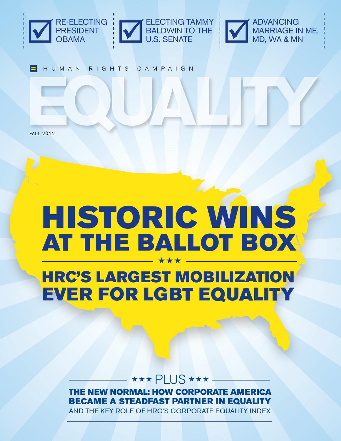 Equality Magazine Fall 2012 by Human Rights Campaign - Issuu