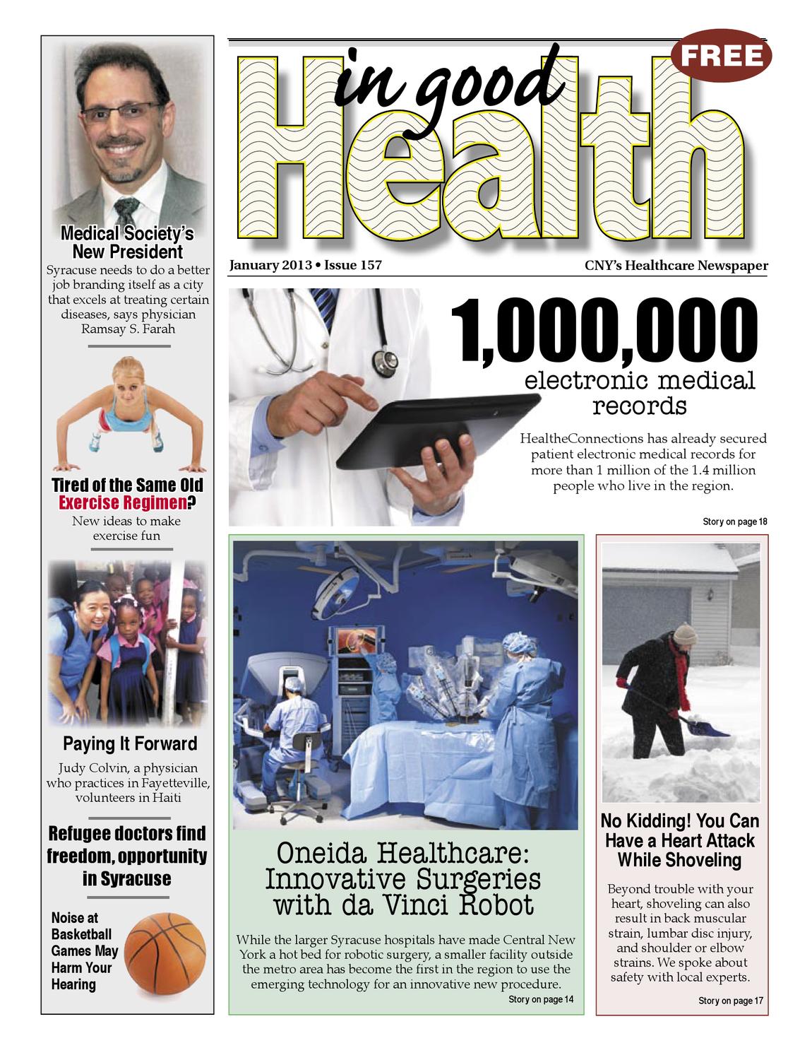 In Good Health by In Good Health: CNY's Healthcare Newspaper - Issuu
