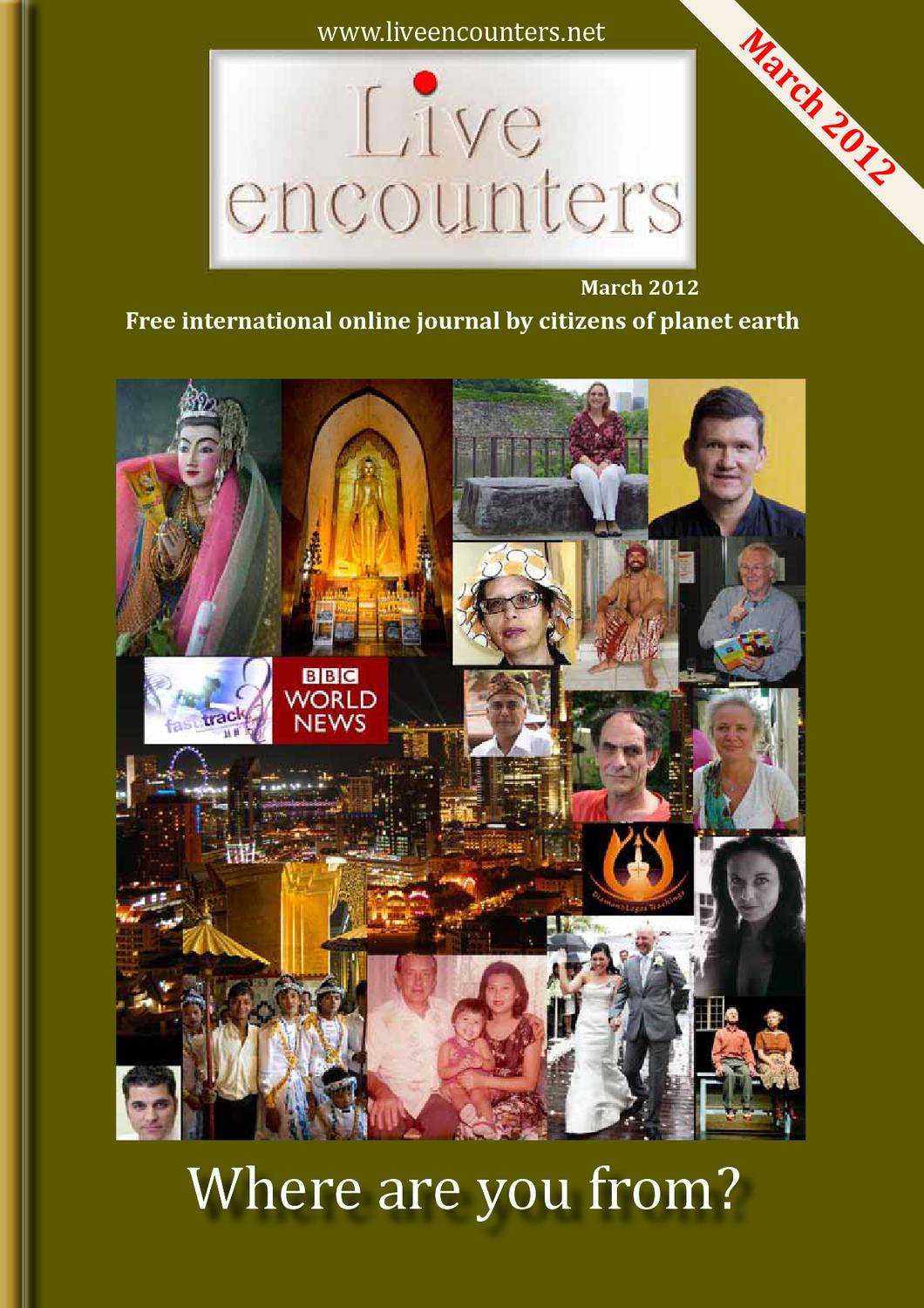 Live Encounters Magazine March 2012 by Live Encounters - Issuu