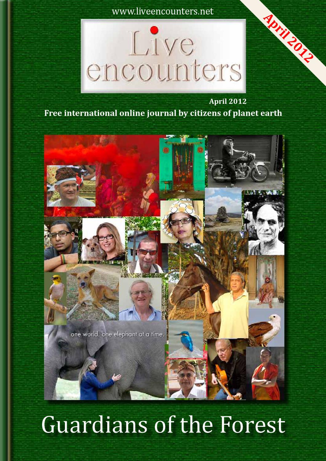 Live Encounters Magazine April 2012 by Live Encounters - Issuu