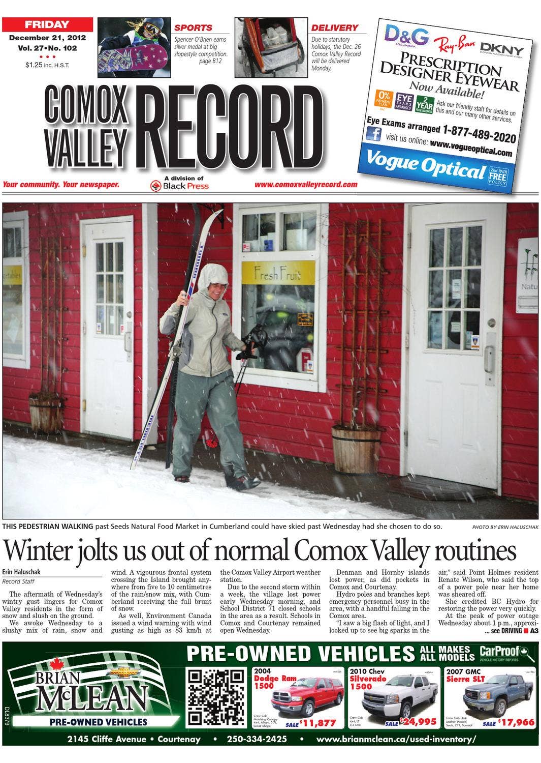 Comox Valley Record, December 21, 2012 by Black Press Media Group - Issuu