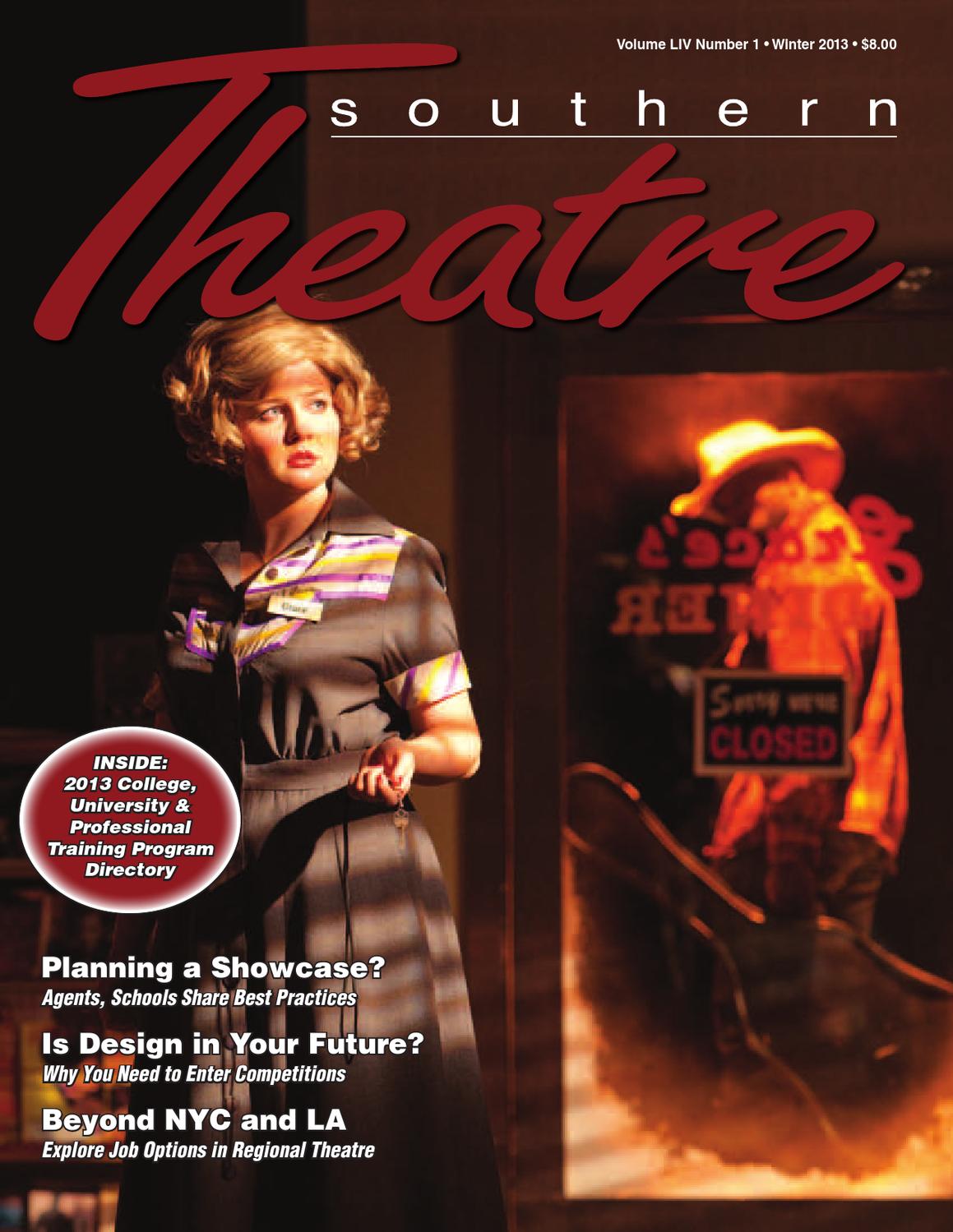Southern Theatre Vol LIV Number 1, Winter 2013 by Southeastern Theatre ...