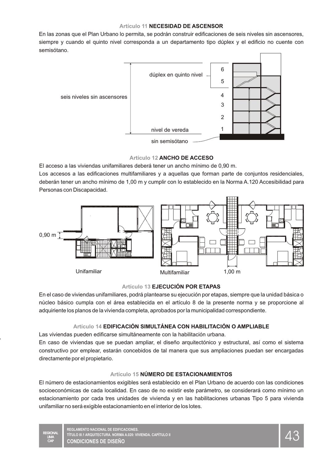 RNC - Reglamento Nacional de Contruccion ilustrado - Peru by Gonzalo Chong - Issuu