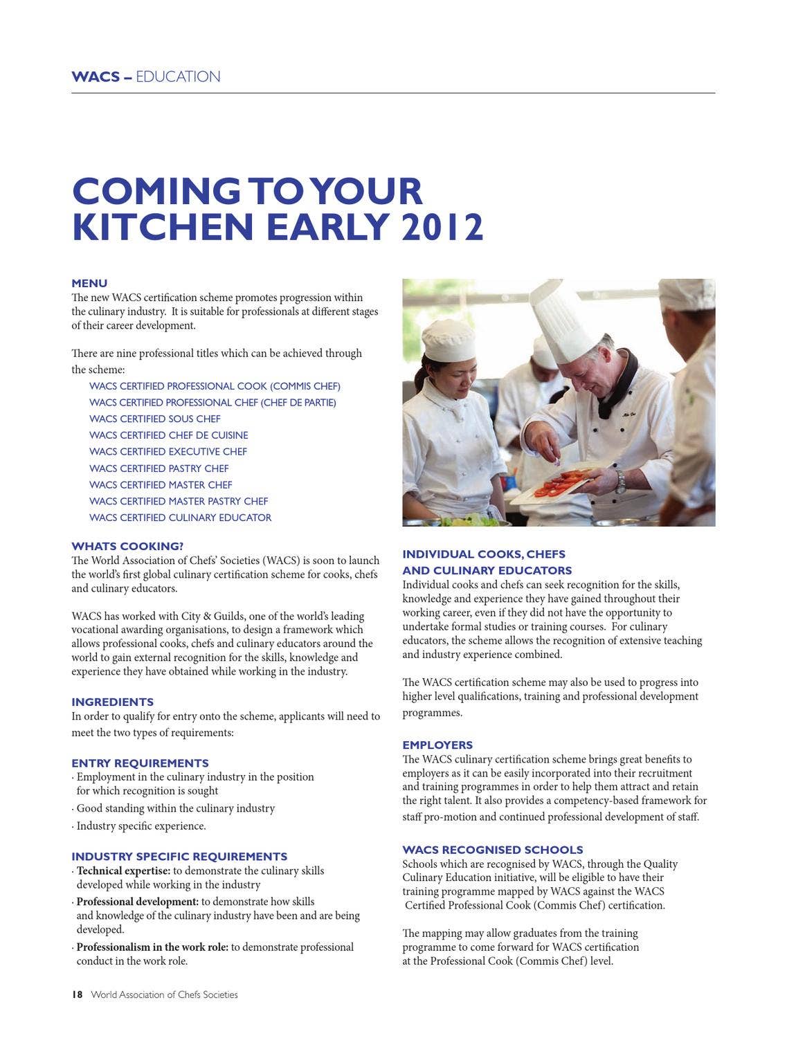 World Chefs Magazine 7 by World Association of Chefs' Societies - Issuu