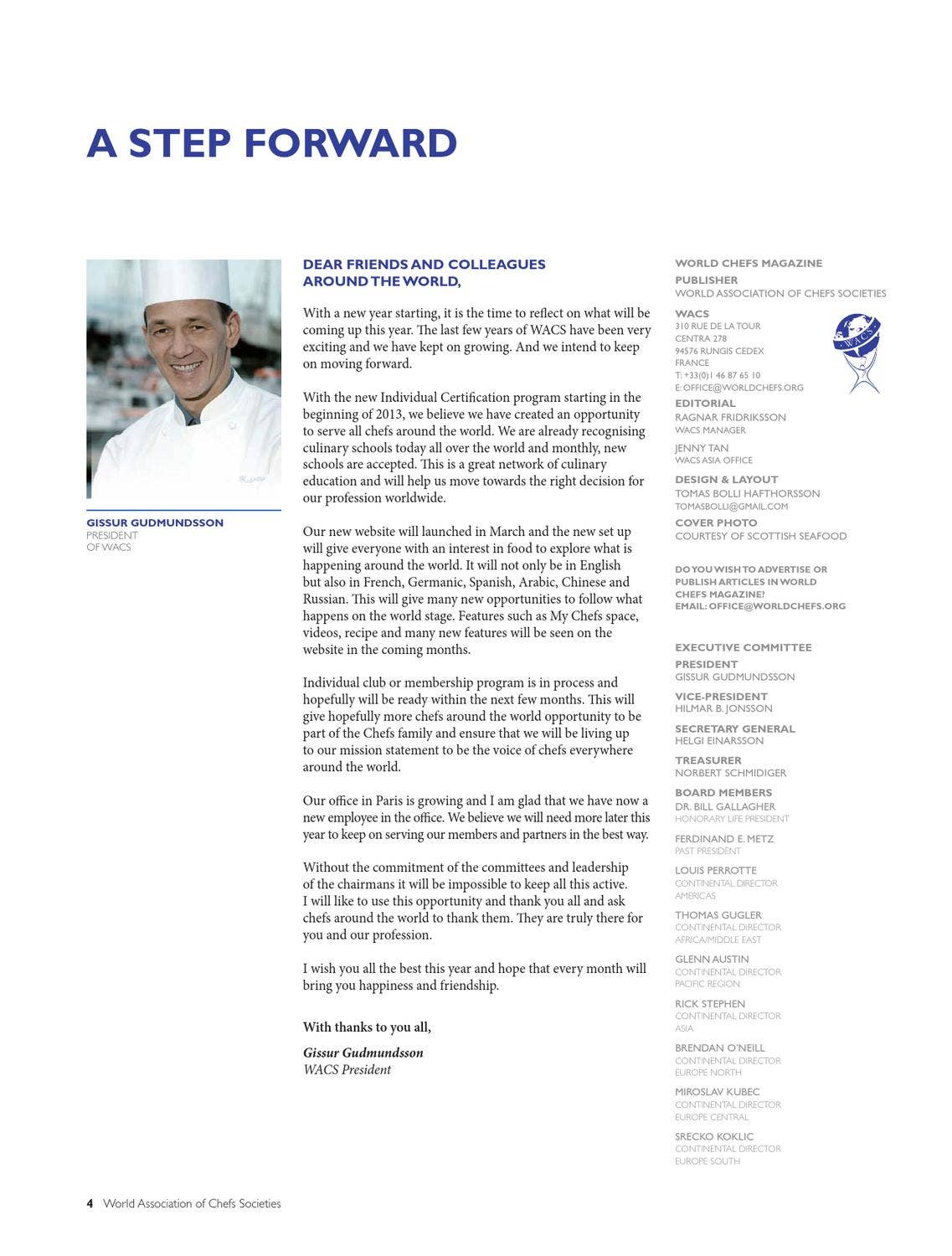 World Chefs Magazine 7 by World Association of Chefs' Societies - Issuu