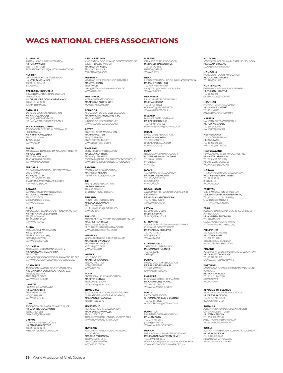 World Chefs Magazine 7 by World Association of Chefs Societies - Issuu