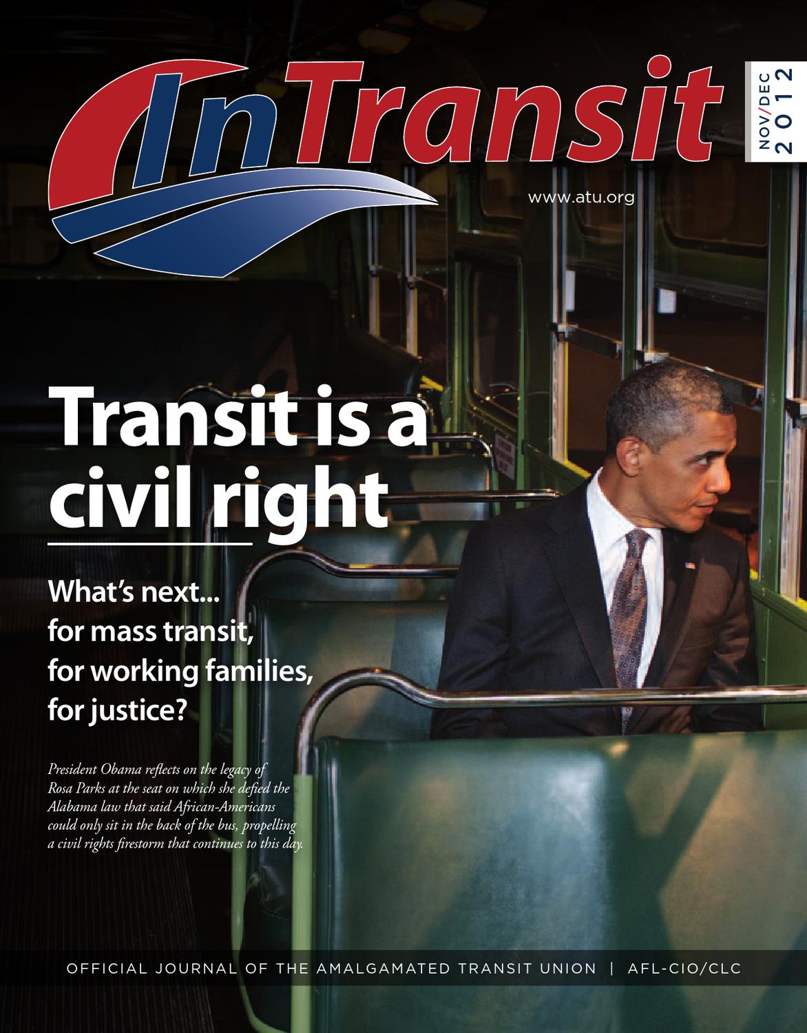 In Transit - November/December 2012 by Amalgamated Transit Union - Issuu