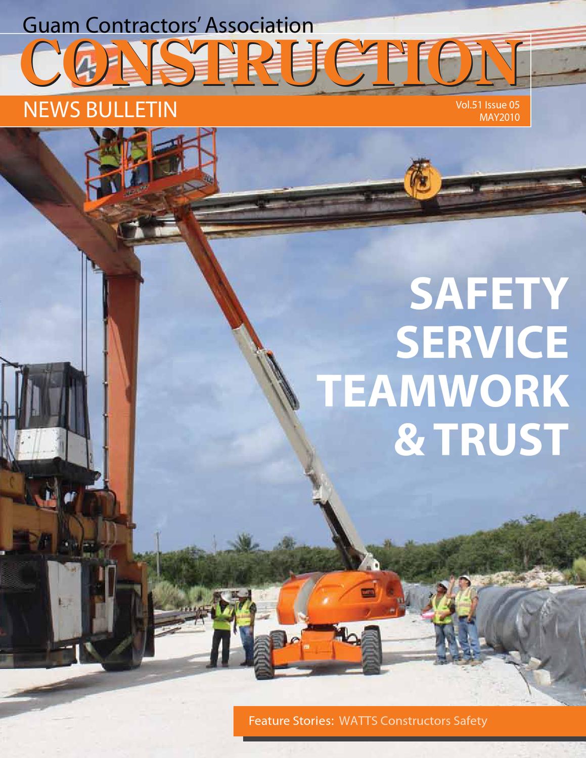 GCA Construction News Bulletin May 2010 by Guam Contrators Association ...