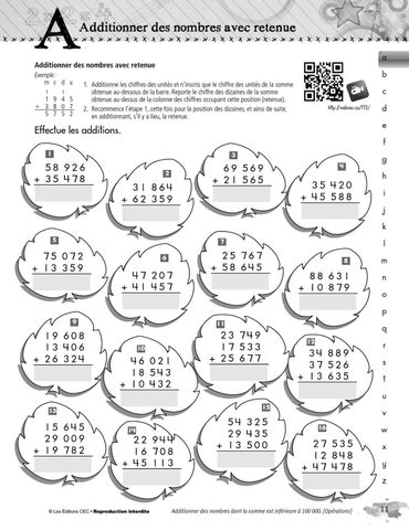 Mes mathématiques jeunesse simplifiées_Cahier 4e année by Les Éditions ...