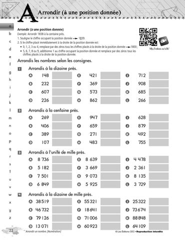 Mes mathématiques jeunesse simplifiées_Cahier 4e année by Les Éditions ...