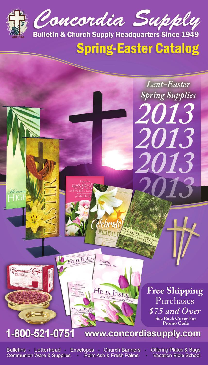 2013 Spring Easter Church Bulletins & Supplies Catalog by Danny B - Issuu