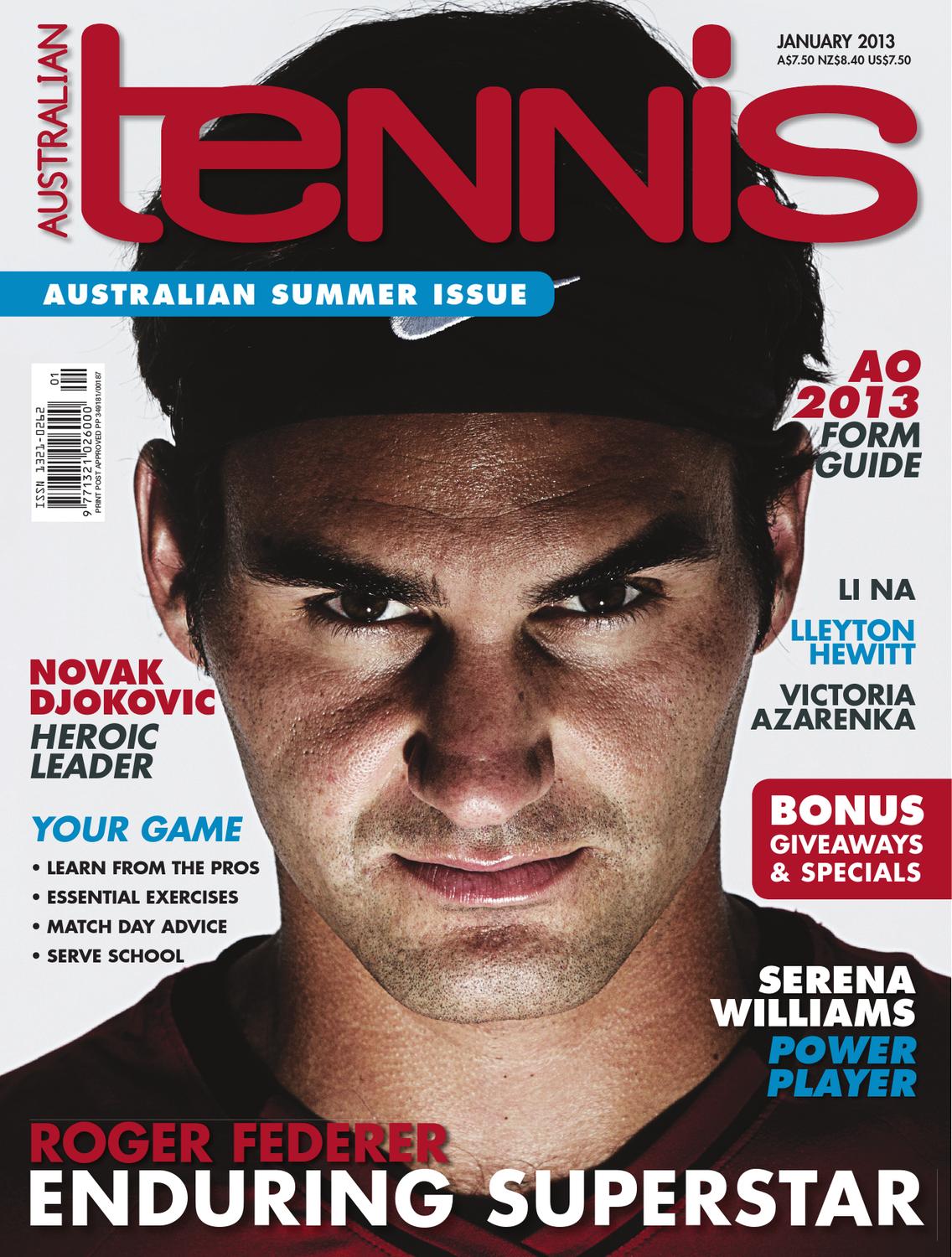 Australian Tennis Magazine - January 2013 by Tennis Australia - Issuu