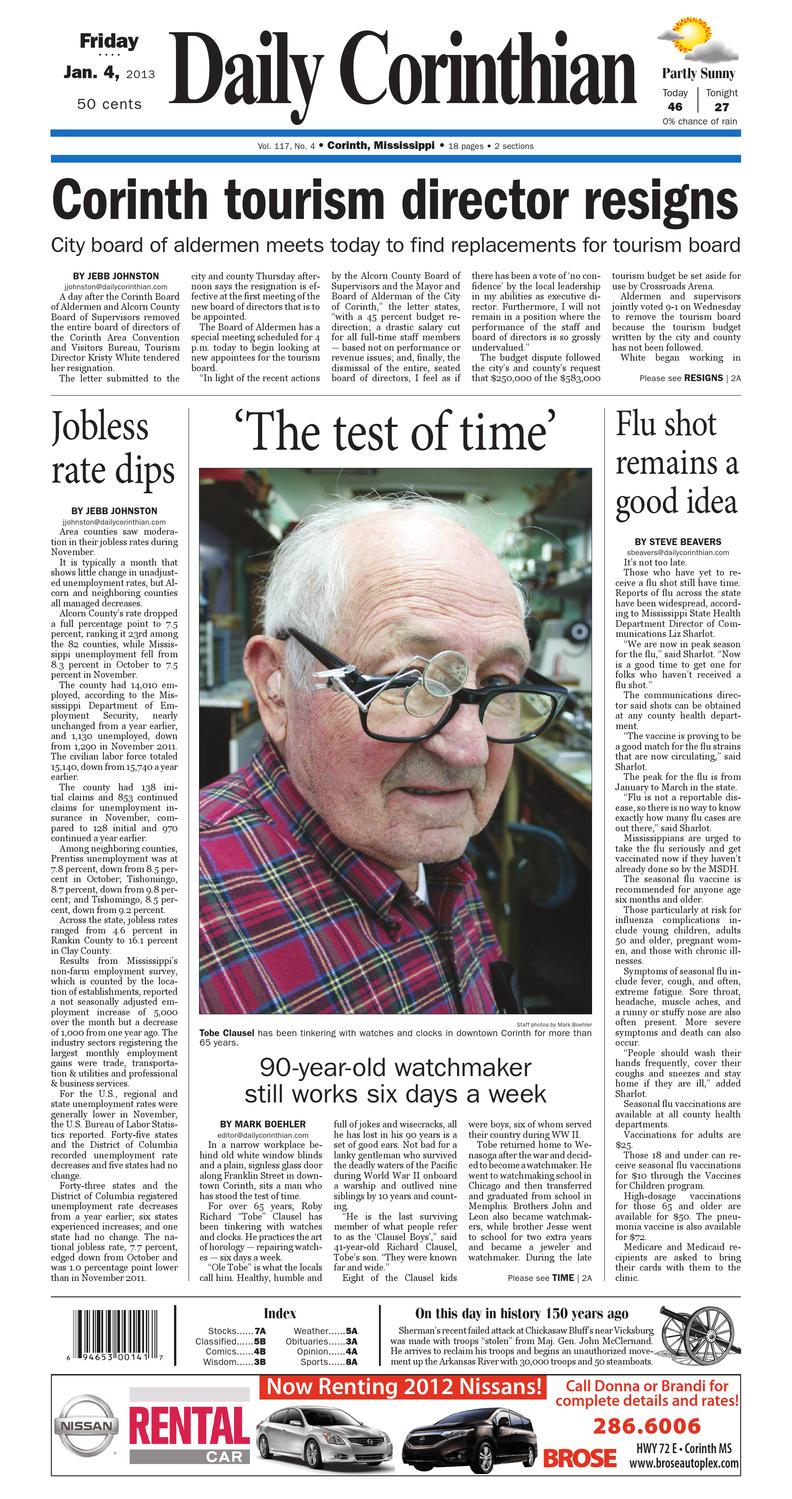 Daily Corinthian E-Edition 010413 by Daily Corinthian - Issuu