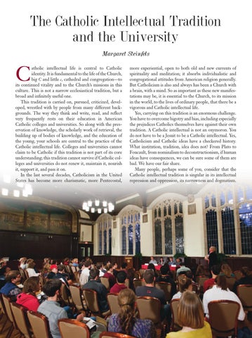 Exploring the Catholic Intellectual Tradition by The Church in the 21st ...