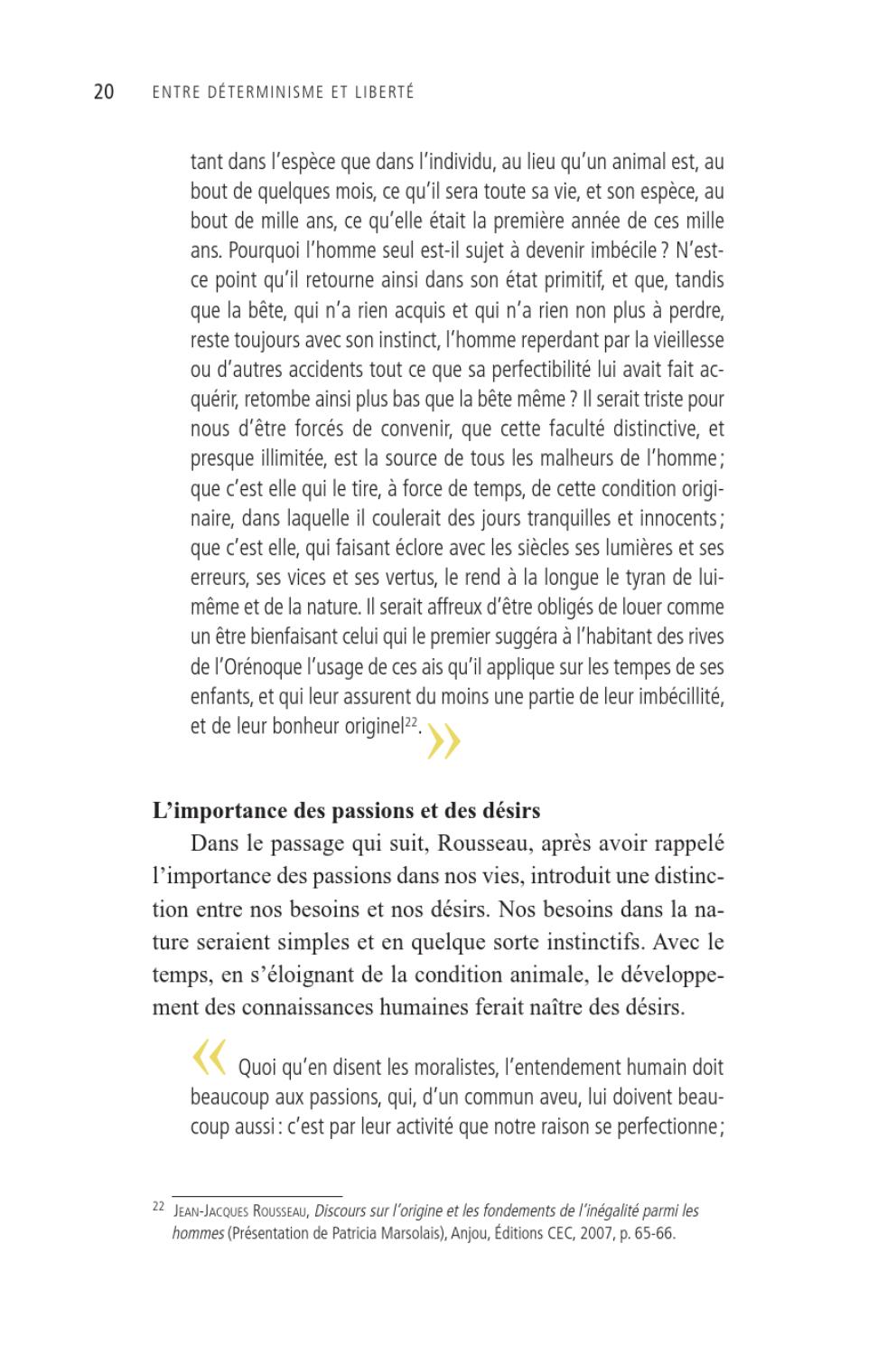 Entre déterminisme et liberté by Les Éditions CEC - Issuu