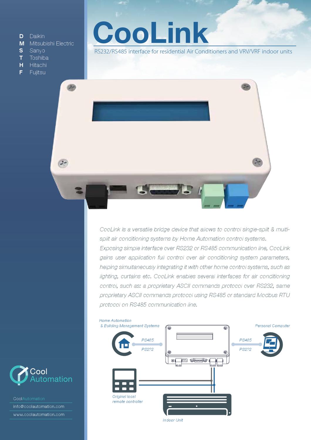 CoolAutomation CooLink Brochure by Elytronic - Issuu