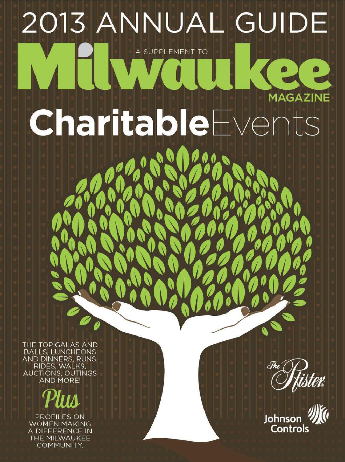 Milwaukee Magazine | Charitable Events Guide 2013 by Milwaukee Magazine ...