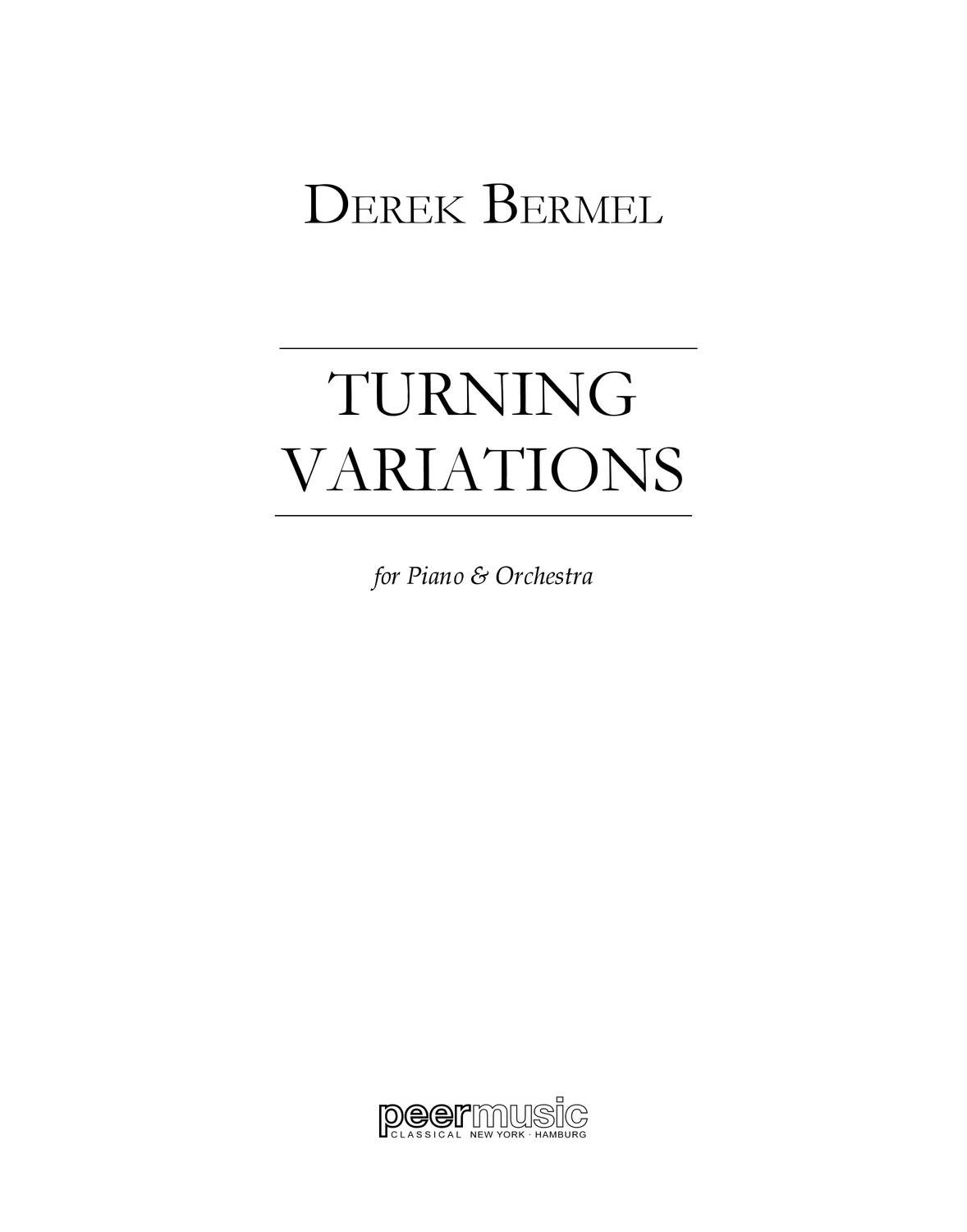 Bermel - Turning Variations by Peermusic Classical - Issuu
