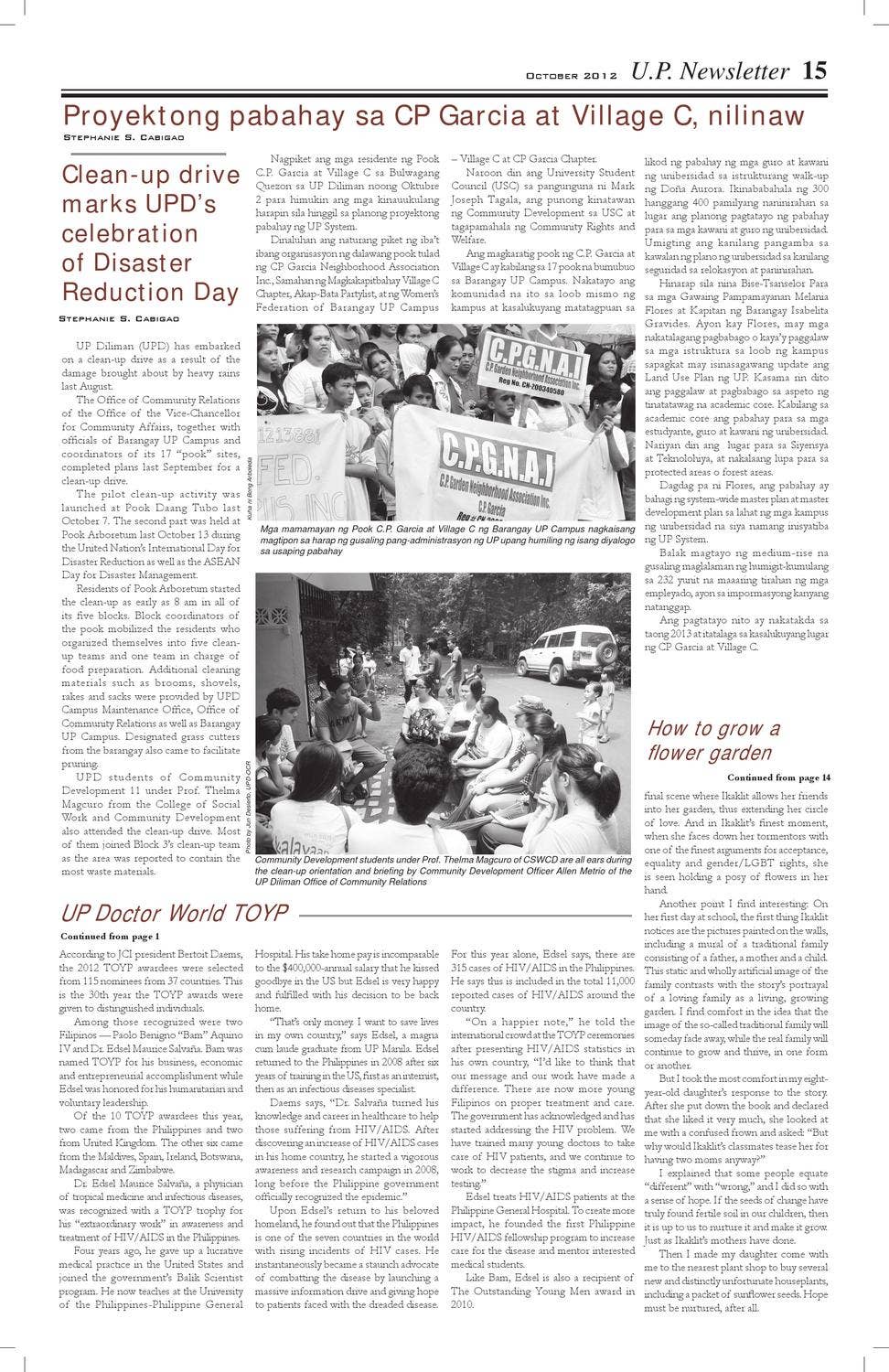 UP Newsletter October 2012 by University of the Philippines - Issuu