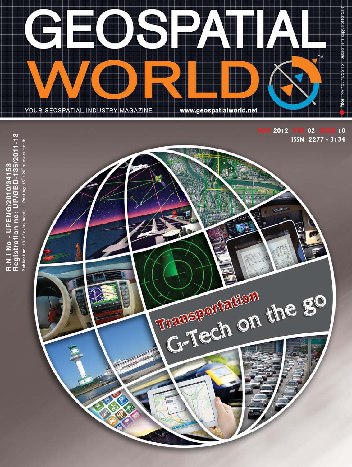 May2012 : Transportation by Geospatial Media - Issuu