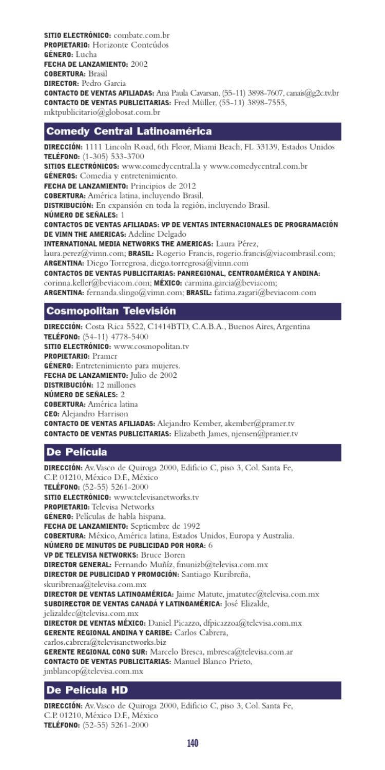 TV Latina Guía de Canales 2013 by World Screen - Issuu