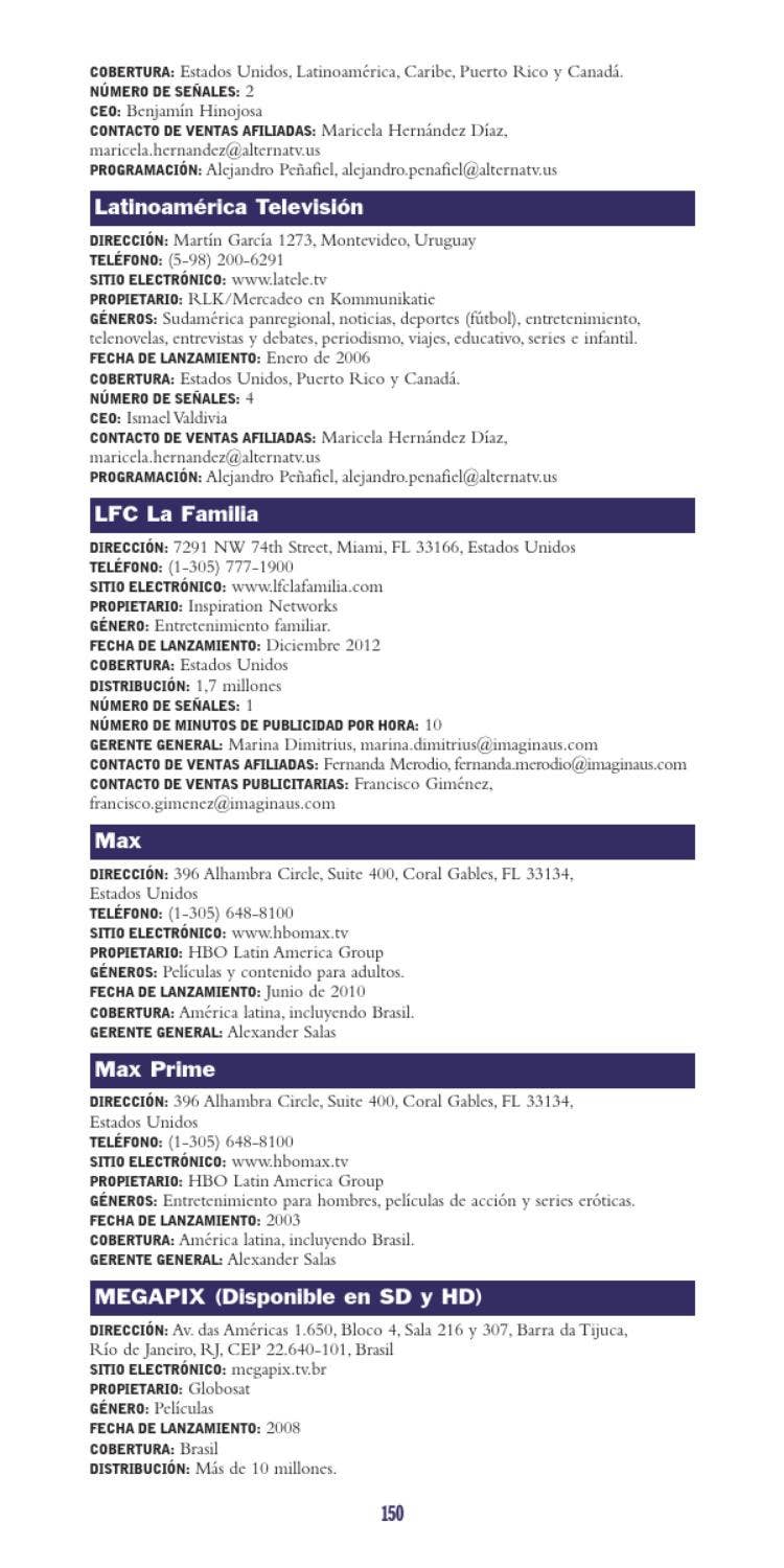 TV Latina Guía de Canales 2013 by World Screen - Issuu