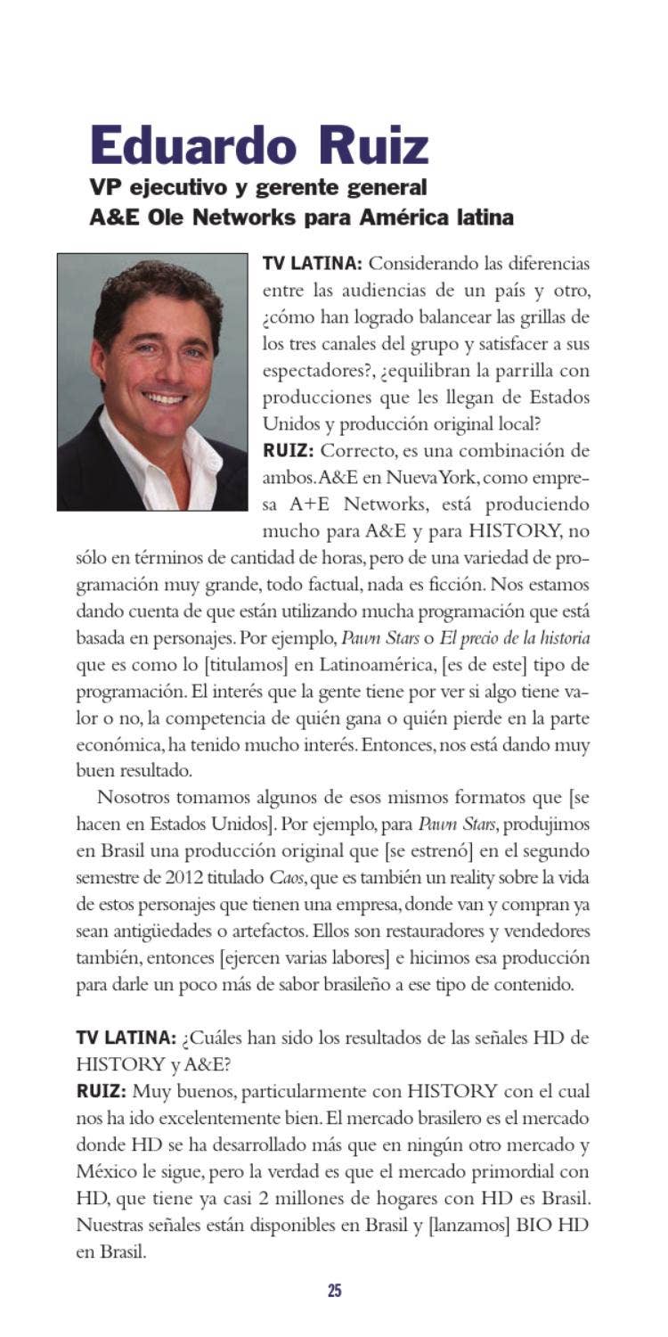 TV Latina Guía de Canales 2013 by World Screen - Issuu