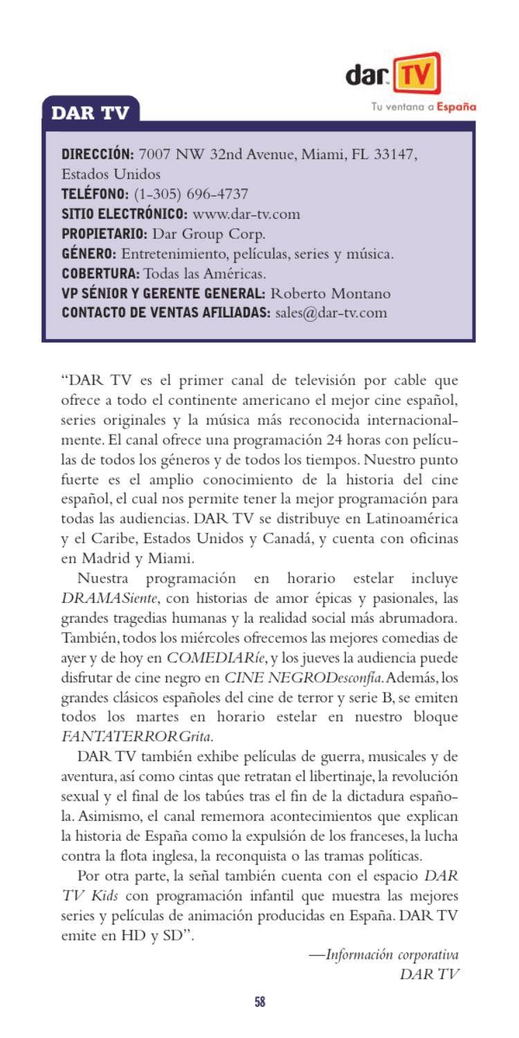 TV Latina Guía de Canales 2013 by World Screen - Issuu