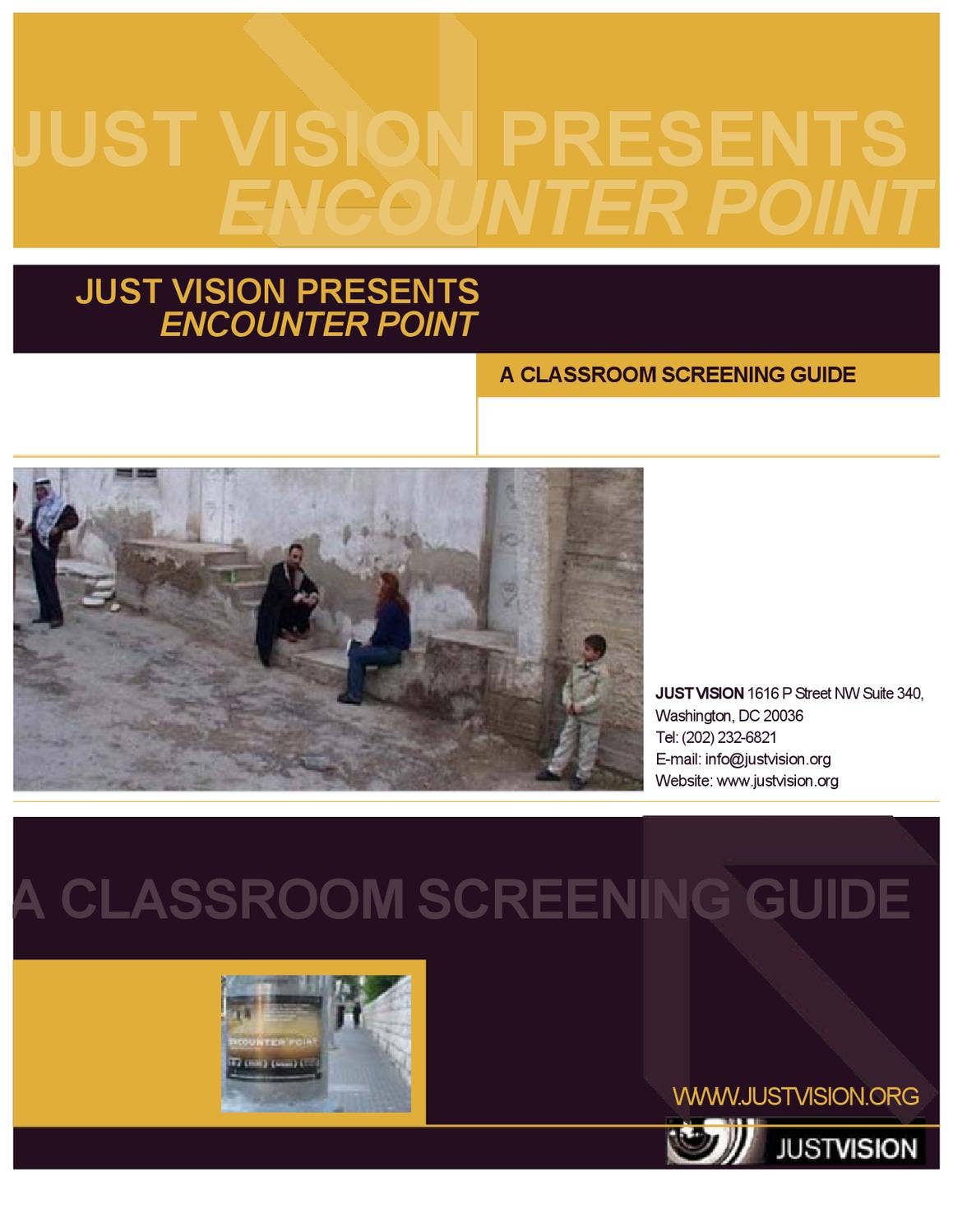 Encounter Point Discussion Guide by Just Vision - Issuu