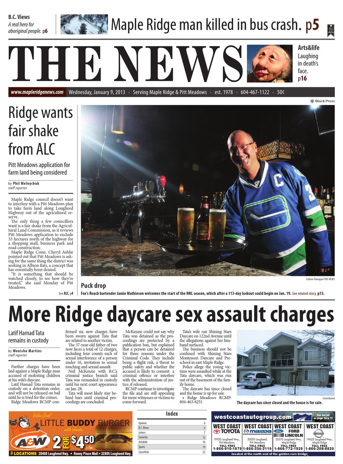 Maple Ridge News, January 09, 2013 by Black Press Media Group - Issuu