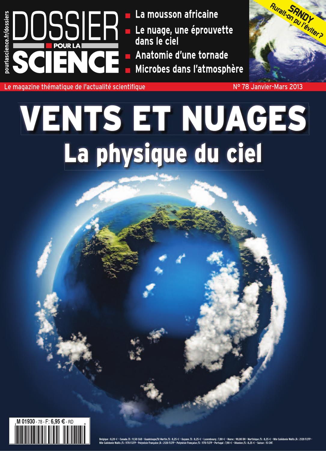 Dossier Pour la Science n°78 - Vents et nuages (extrait) by Pour la ...