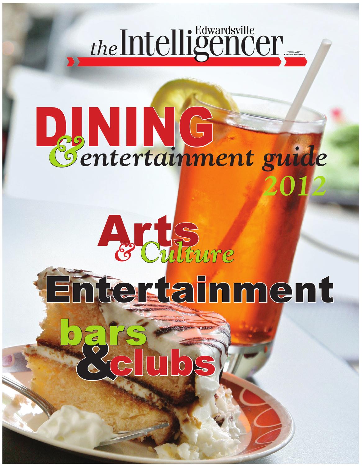 2012 Entertainment Guide by EDWARDSVILLE PUBLISHING - Issuu