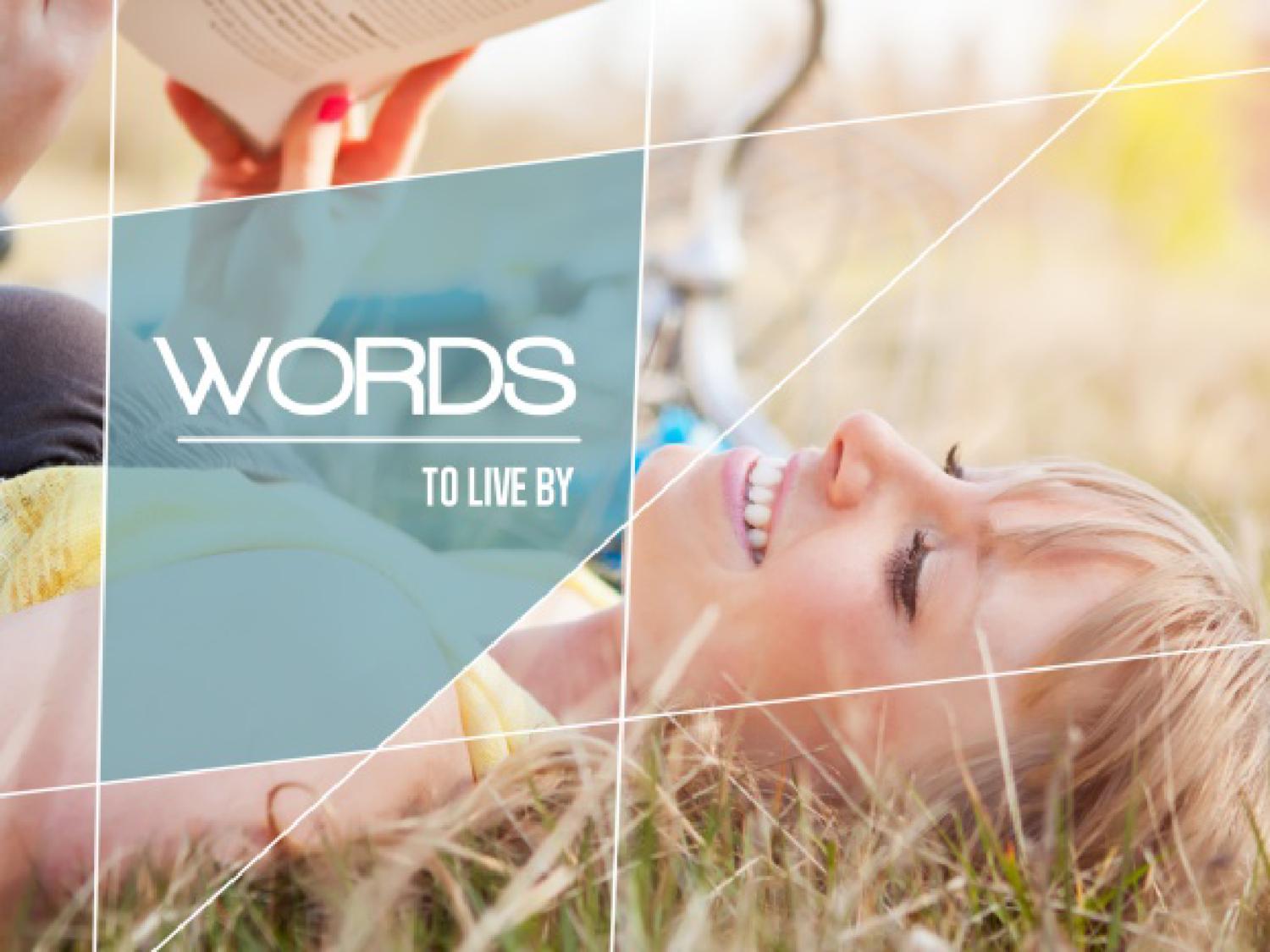Words To Live By by Photobook Worldwide - Issuu