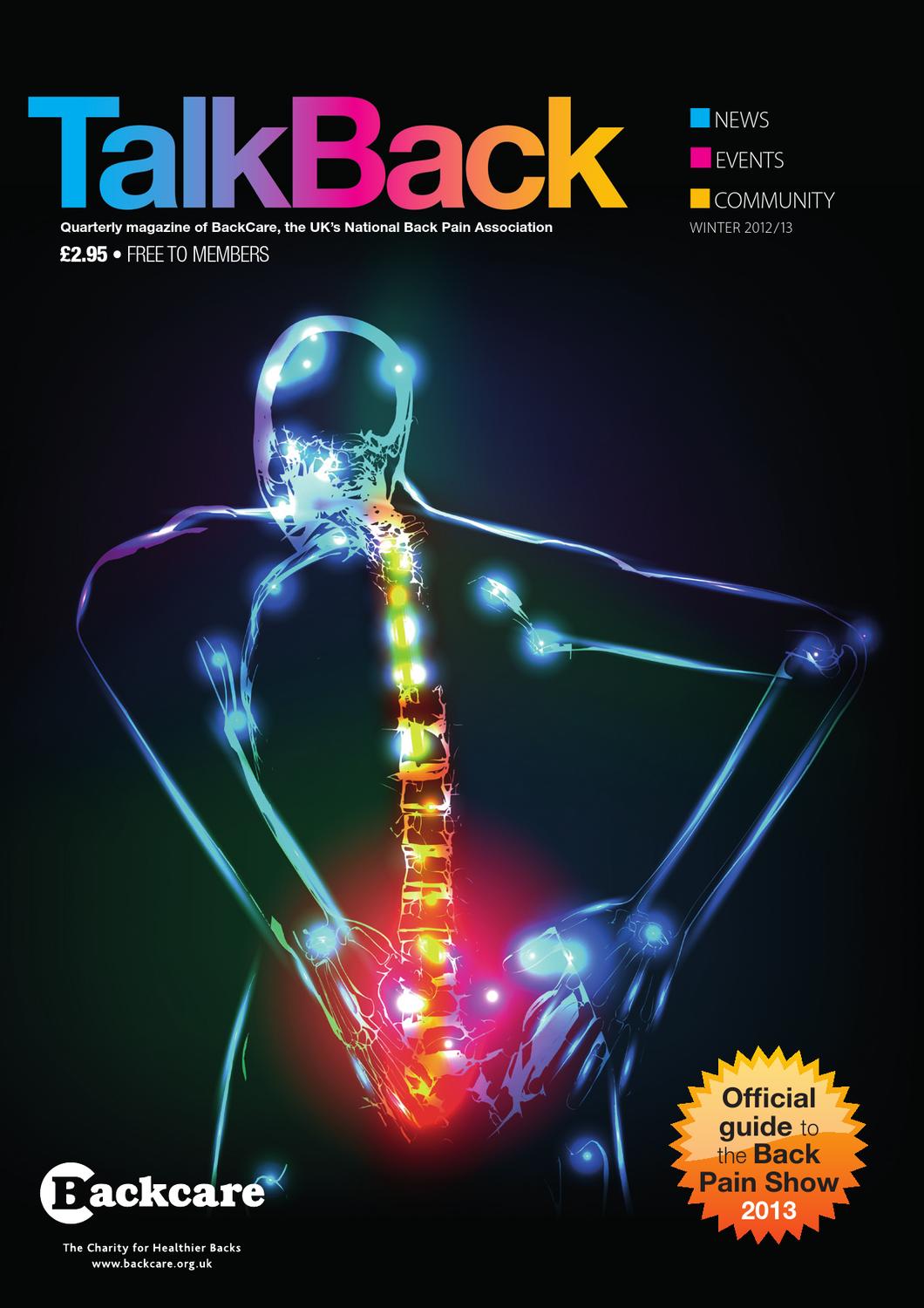 Talkback Issue 1 2013 By Backcare Issuu