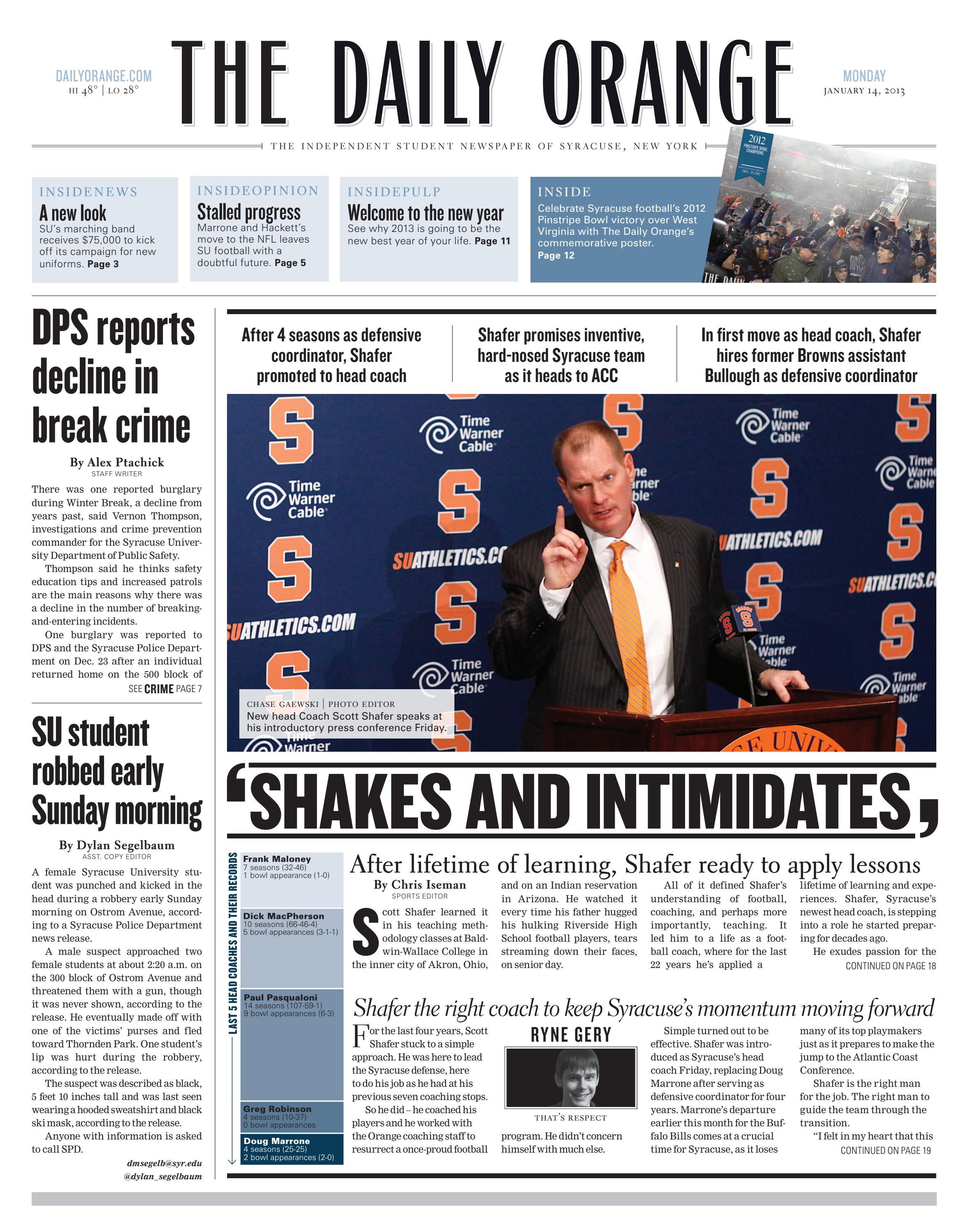 Jan. 14, 2013 by The Daily Orange - Issuu
