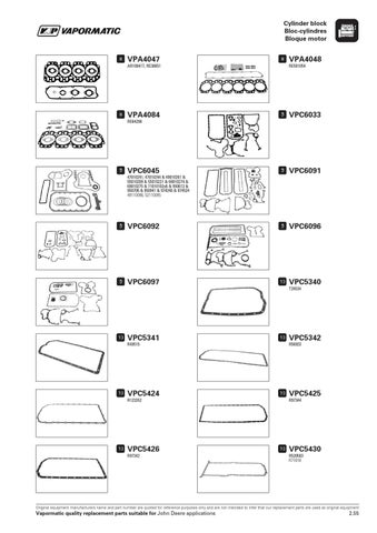 John Deere Catalogue - Engine by The Vapormatic UK Ltd. - Issuu