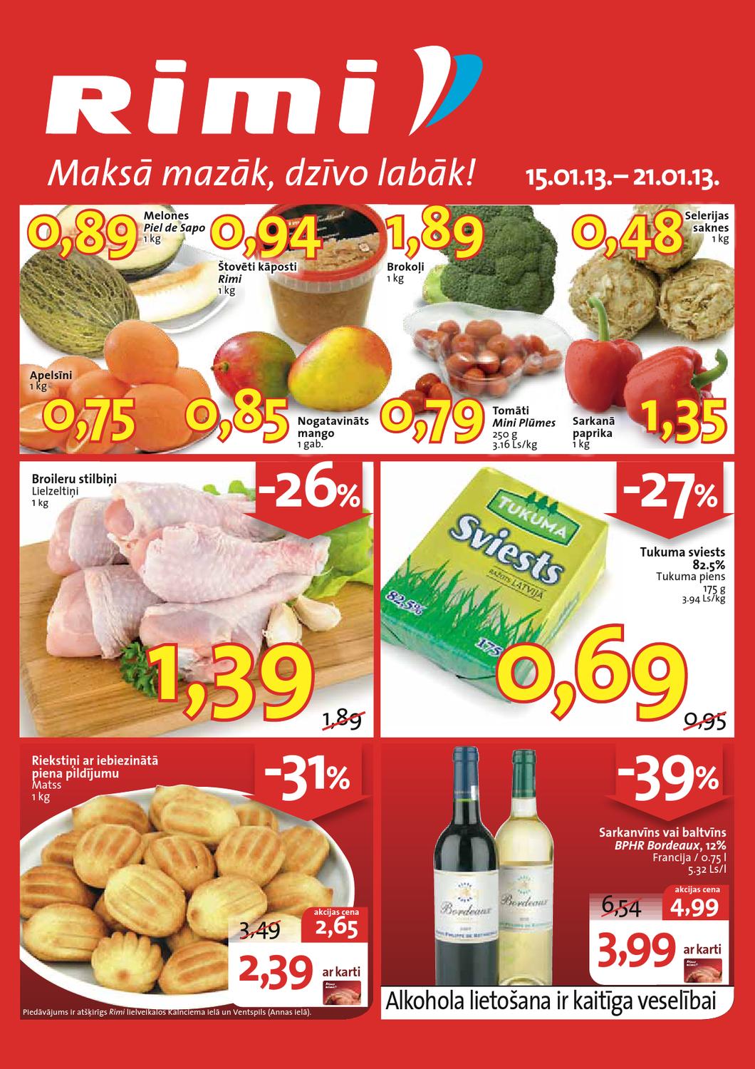 Rimi 15.01.13. - 21.01.13. by Rimi - Issuu