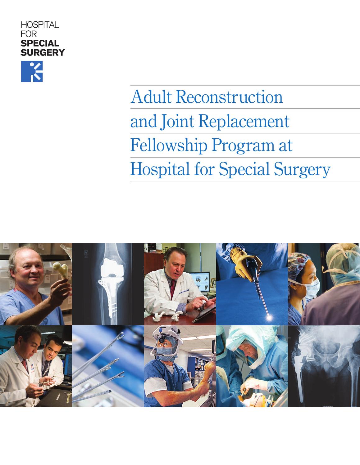 Adult Reconstruction and Joint Replacement Fellowship Program at ...