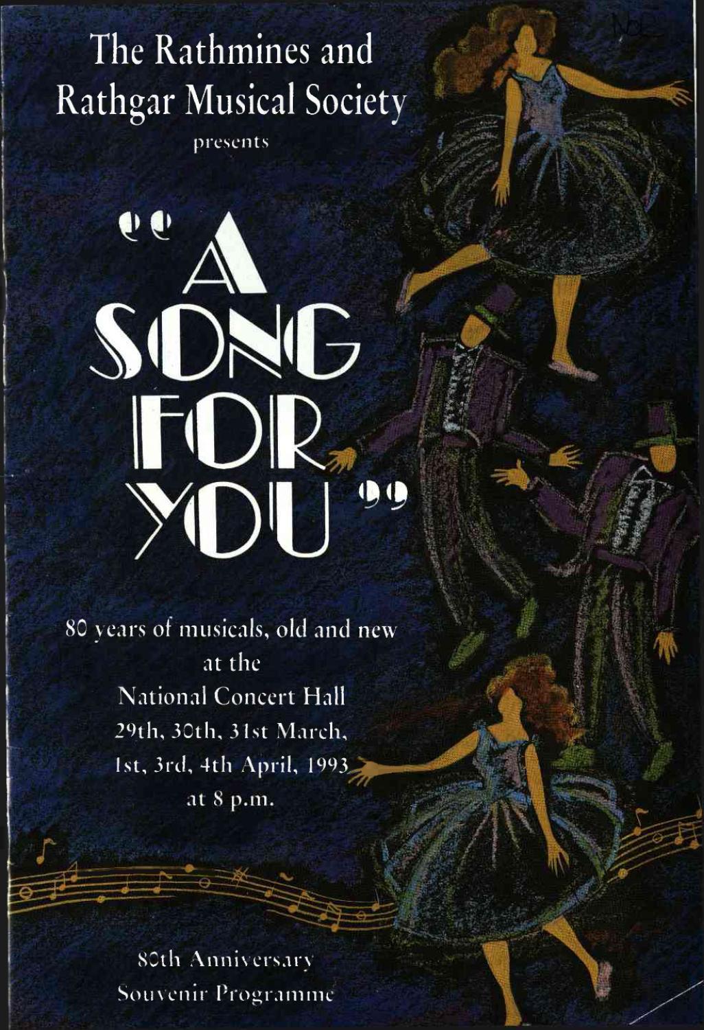 A SONG FOR YOU 29th MARCH - 4th APRIL 1993 by Rathmines & Rathgar ...