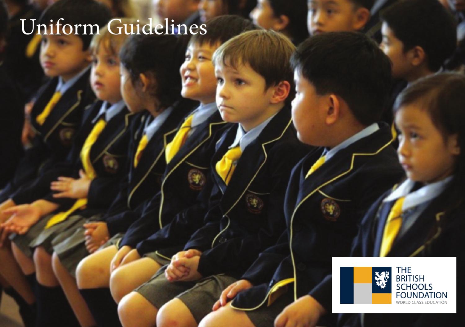 Uniform by British Schools Foundation - Issuu