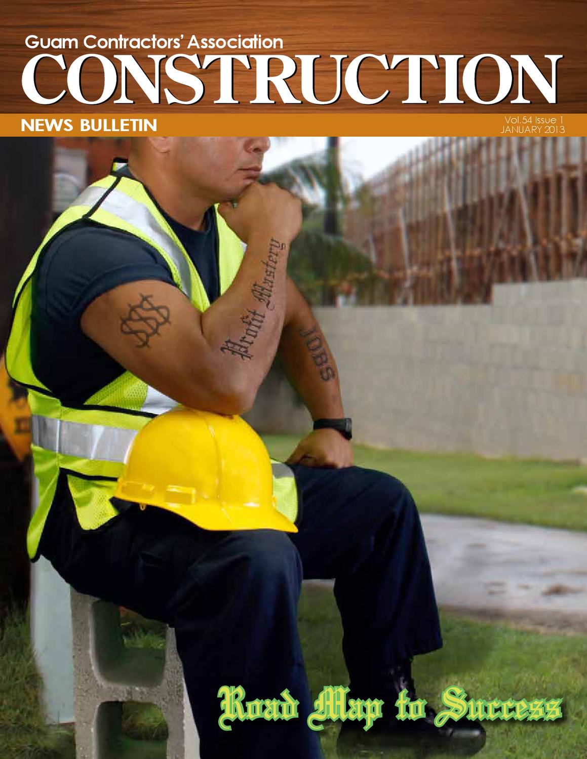 GCA Construction News Bulletin January 2013 by Guam Contrators ...