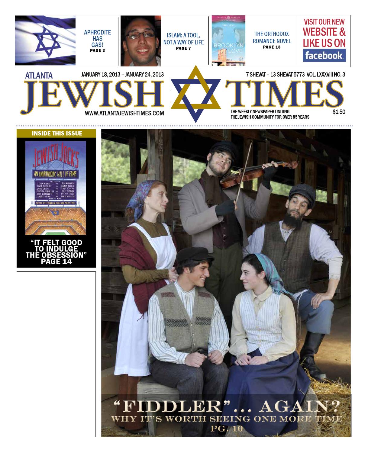 No. 3 January 18 The Atlanta Jewish Times by Atlanta Jewish Times - Issuu