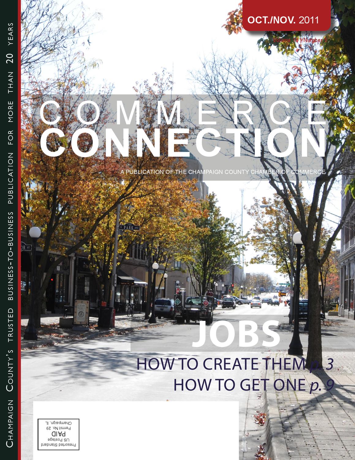 Commerce Connection - Oct./Nov. 2011 by Champaign County Chamber of ...