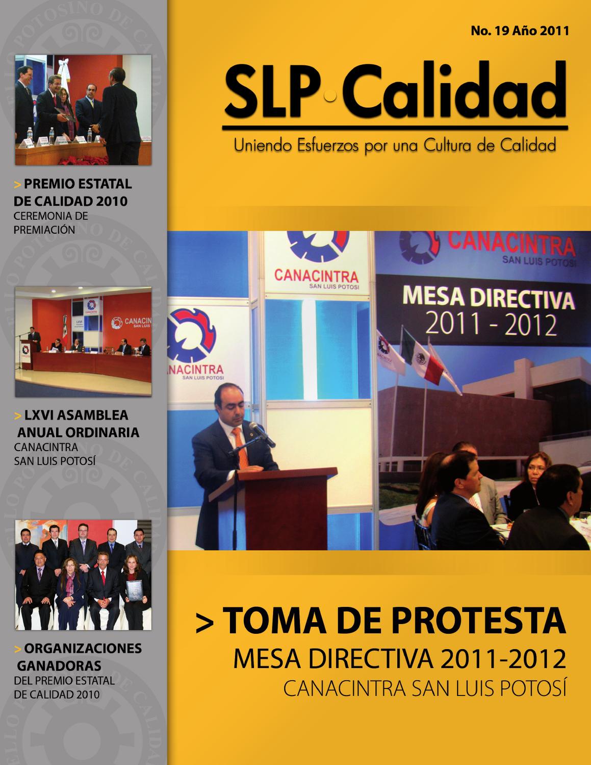 Revista Calidad 19 by Canacintra San Luis Potosí - Issuu